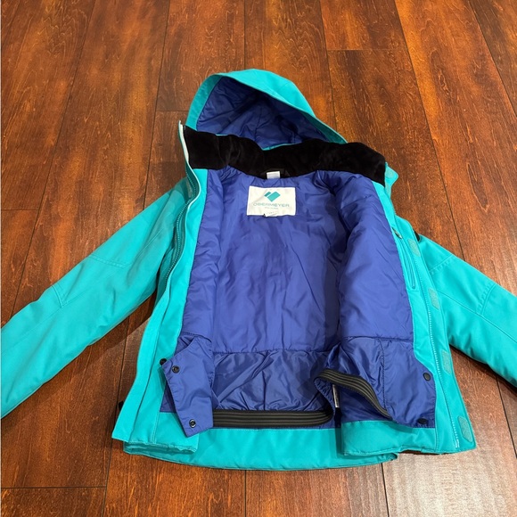 Obermeyer | Jackets & Coats | Obermeyer Kids Teal And Blue Puffer ...
